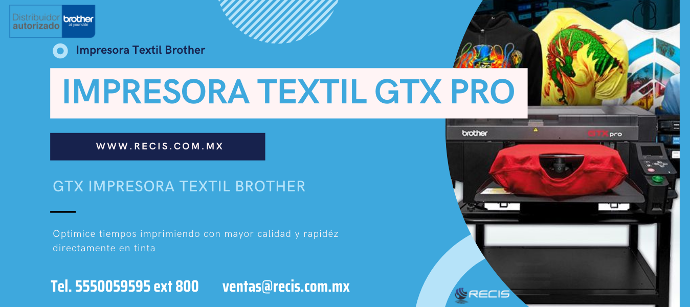 IMPRESORA TEXTIL BROTHER GTX PRO PRECIO PROMO