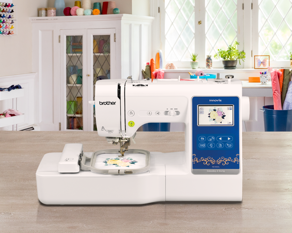 BORDADORA Y MÁQUINA DE COSER BROTHER NS1850L